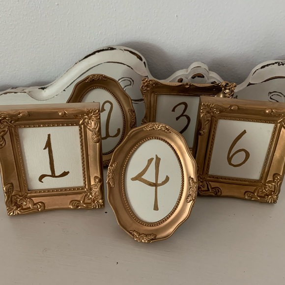 Party Supplies | Vintage Style Wedding Table Numbers | Poshmark